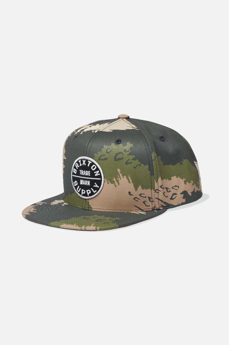 Oath III Snapback Hat - Camo – Brixton Australia
