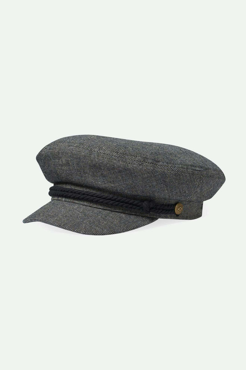 Unisex Fiddler Fisherman Cap in Mixed Tweed – Brixton Australia