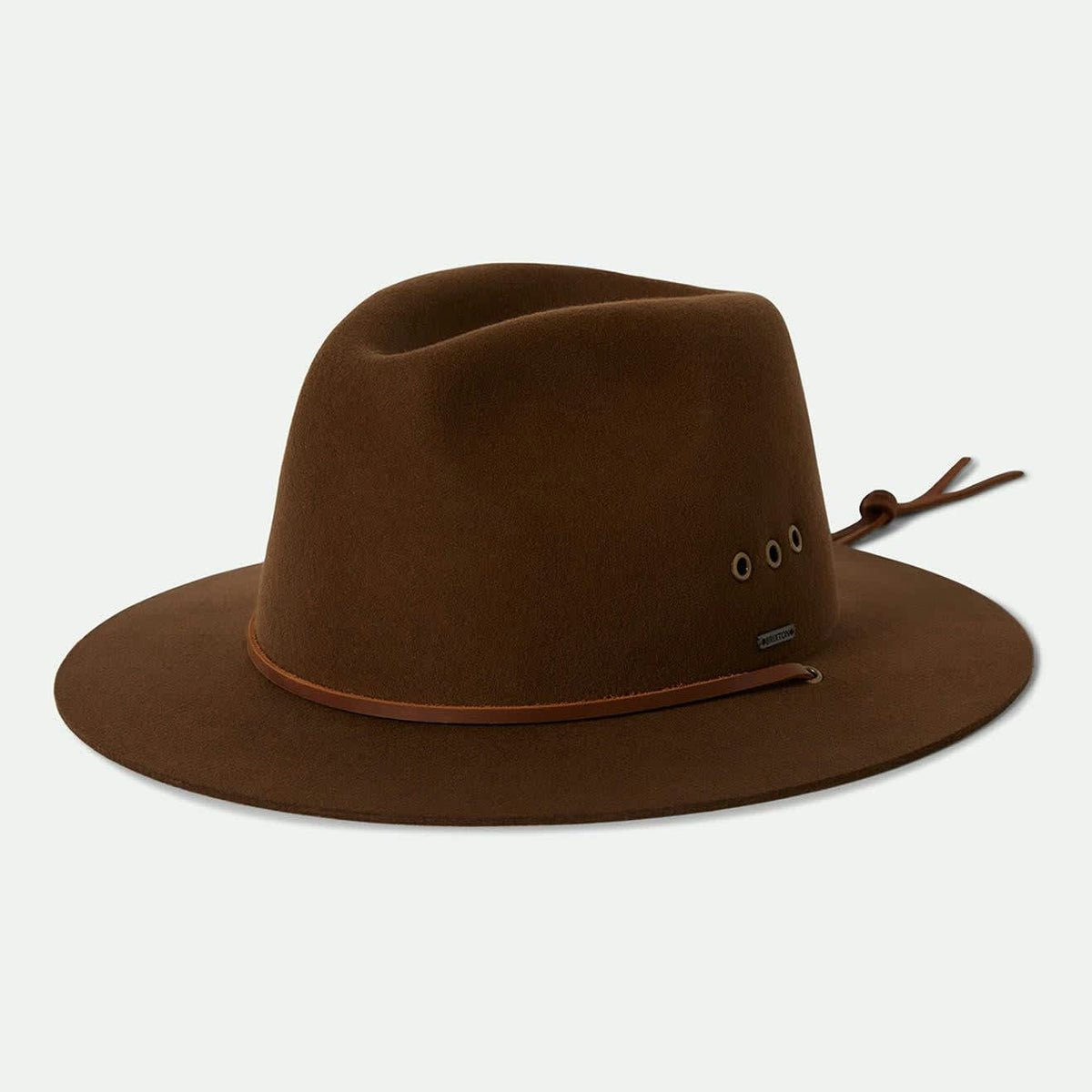 Unisex Wesley WTHR GUARD™ Packable Fedora in Coffee – Brixton Australia
