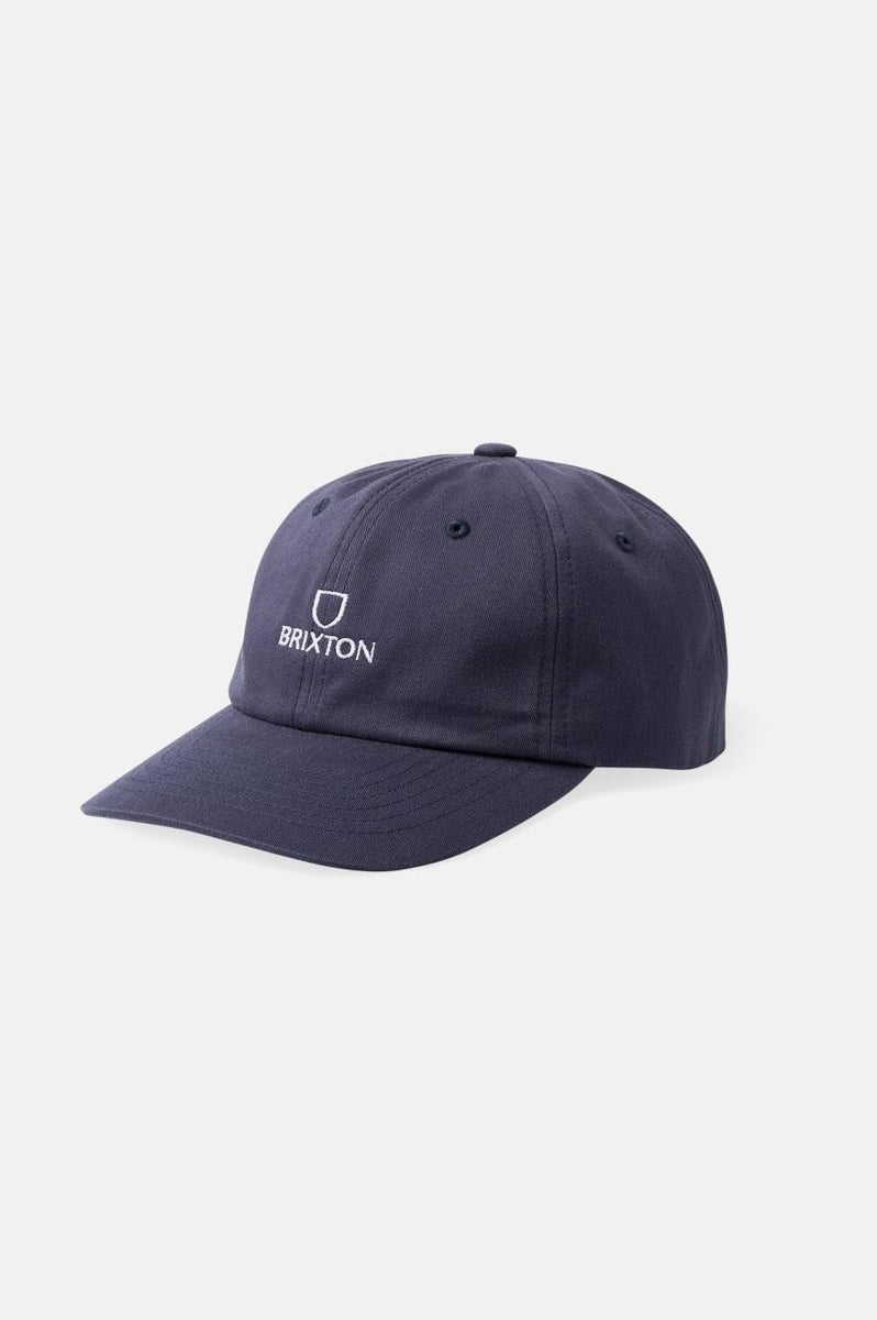 Alpha LP Cap - Navy Vintage Wash – Brixton Australia